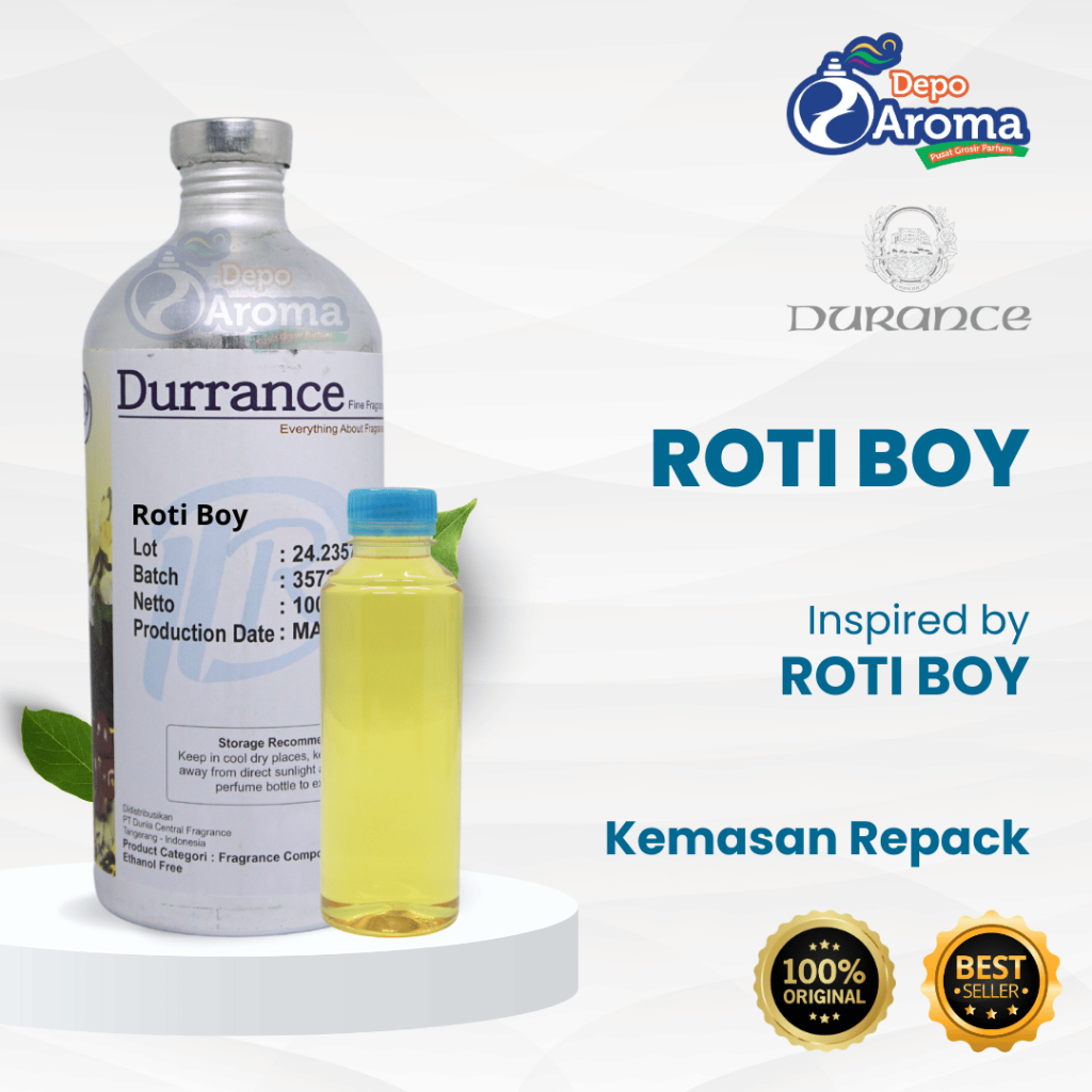 Jual PARFUM BIBIT MURNI - ROTI BOY - REPACKING - DURRANCE | Shopee ...