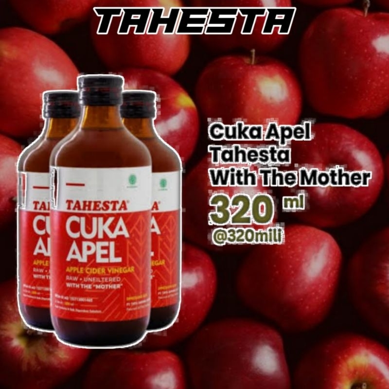Jual Cuka Apel Tahesta 320ml Kemasan Baru | Tahesta | Shopee Indonesia