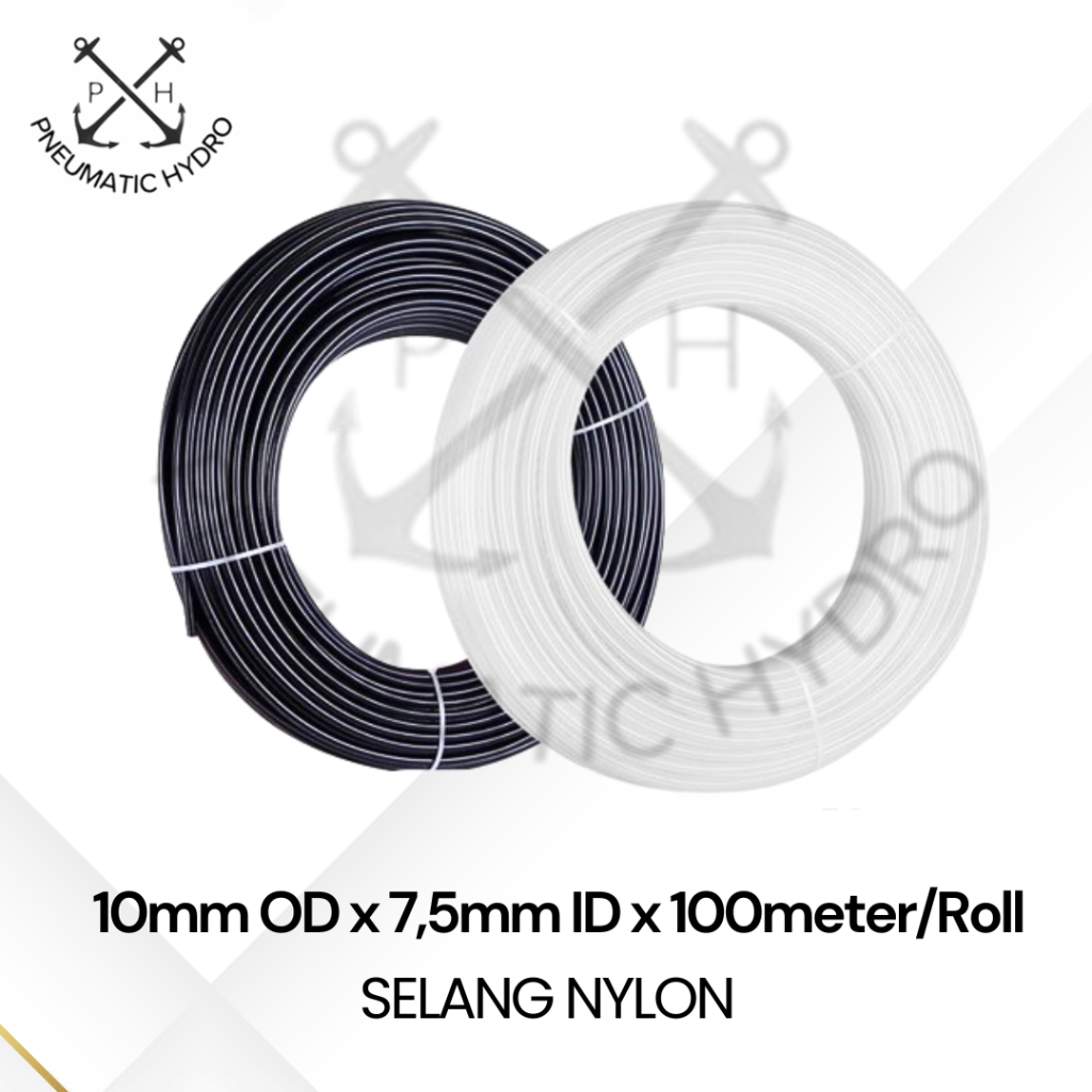 Jual Selang Nylon Tube 10mm OD x 7,5mm ID x 100meter (rol) | Shopee Indonesia