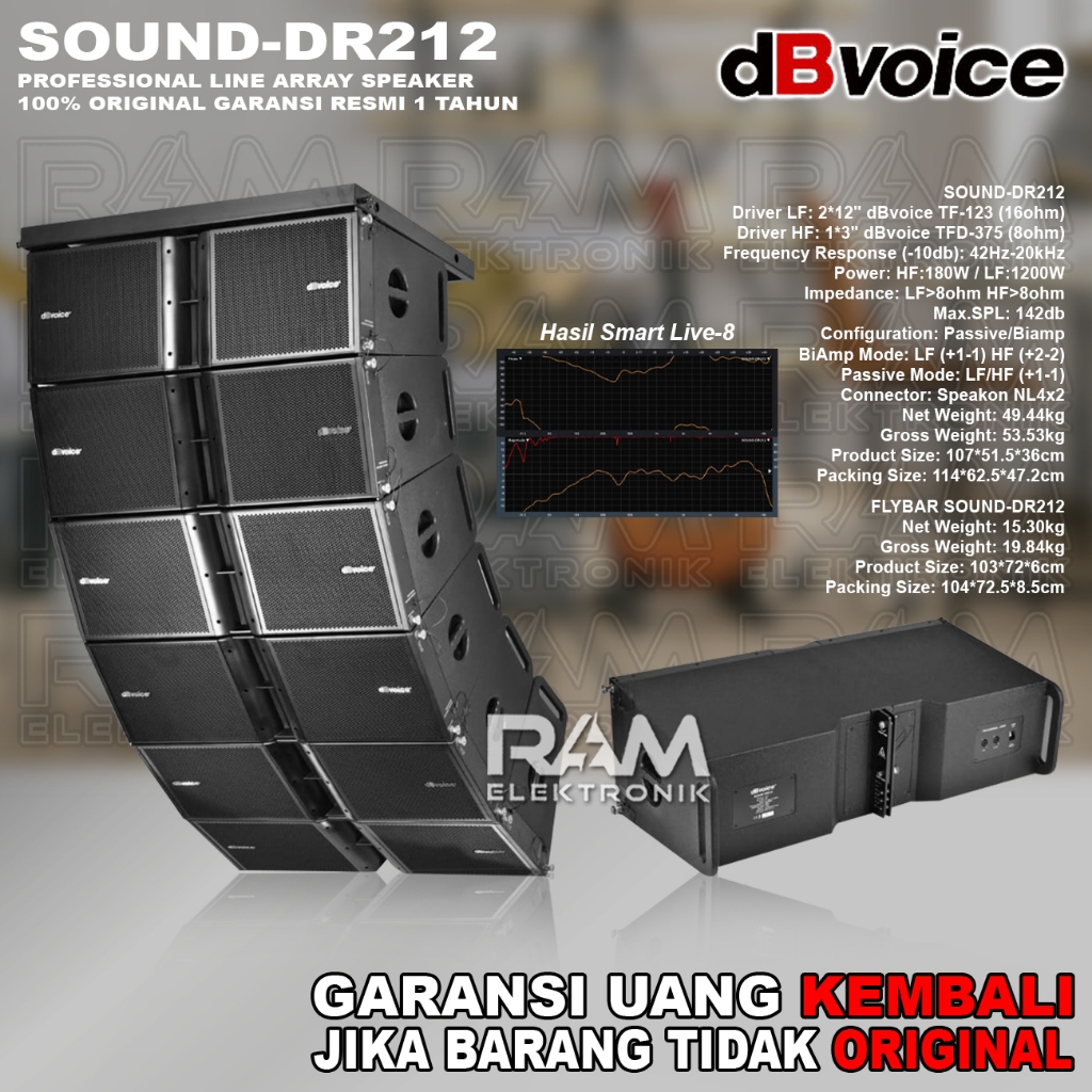 Jual Speaker Pasif 2 x 12 Inch LineArray Line Array DB VOICE DR212 | DR ... Jual Speaker Pasif 2 x 12 Inch LineArray Line Array DB VOICE DR212 | DR ...