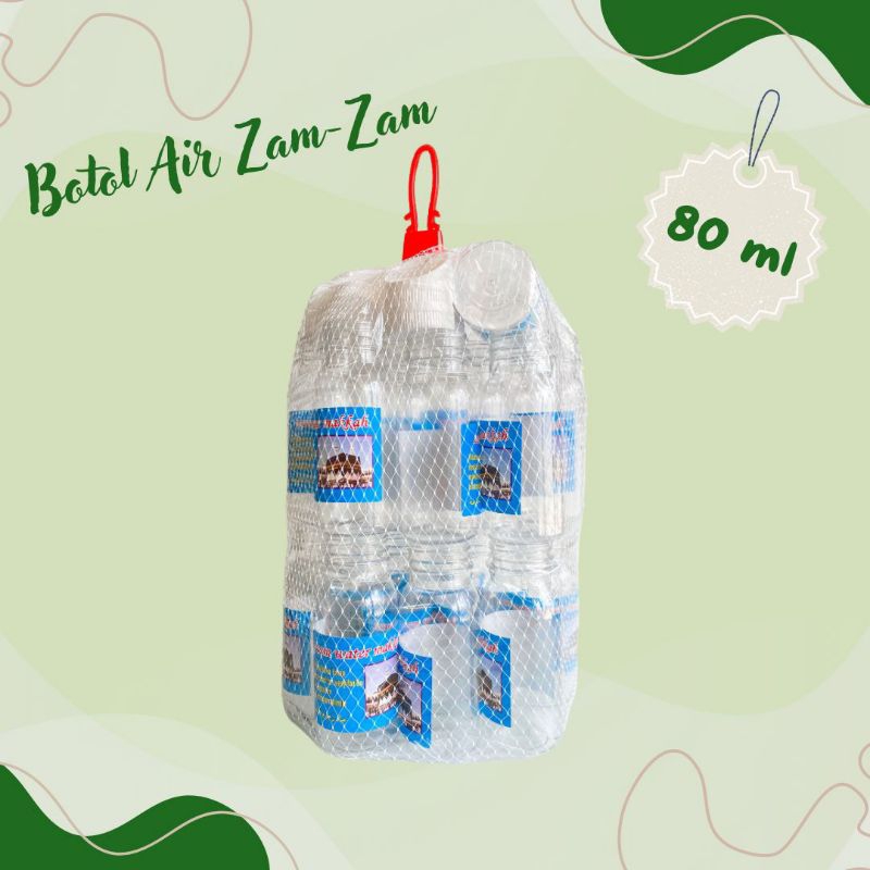 Jual BOTOL AIR ZAM ZAM 80 ML ISI 25 PCS | Shopee Indonesia