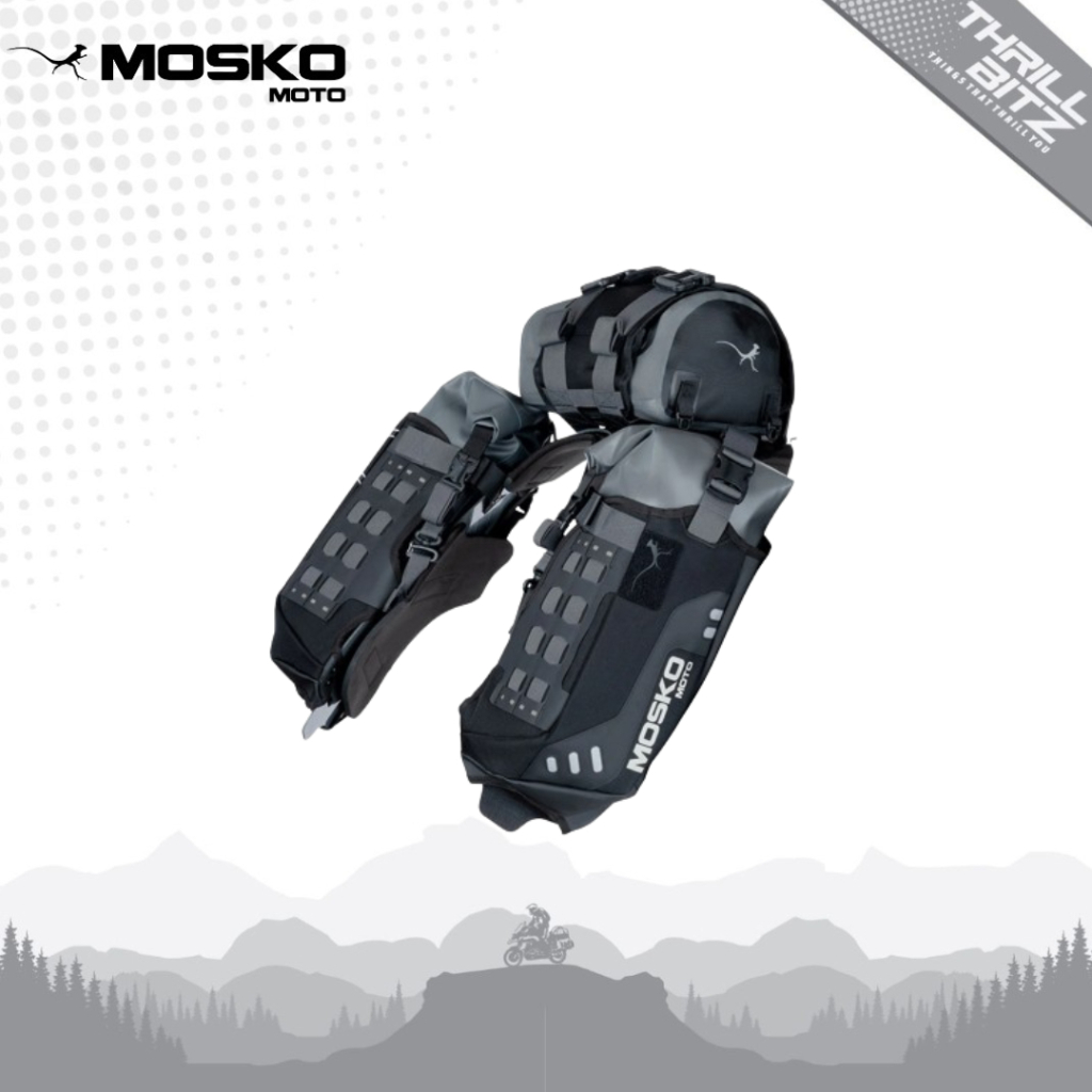 Jual Mosko Moto Reckless 40L (V4.0) Black | Shopee Indonesia