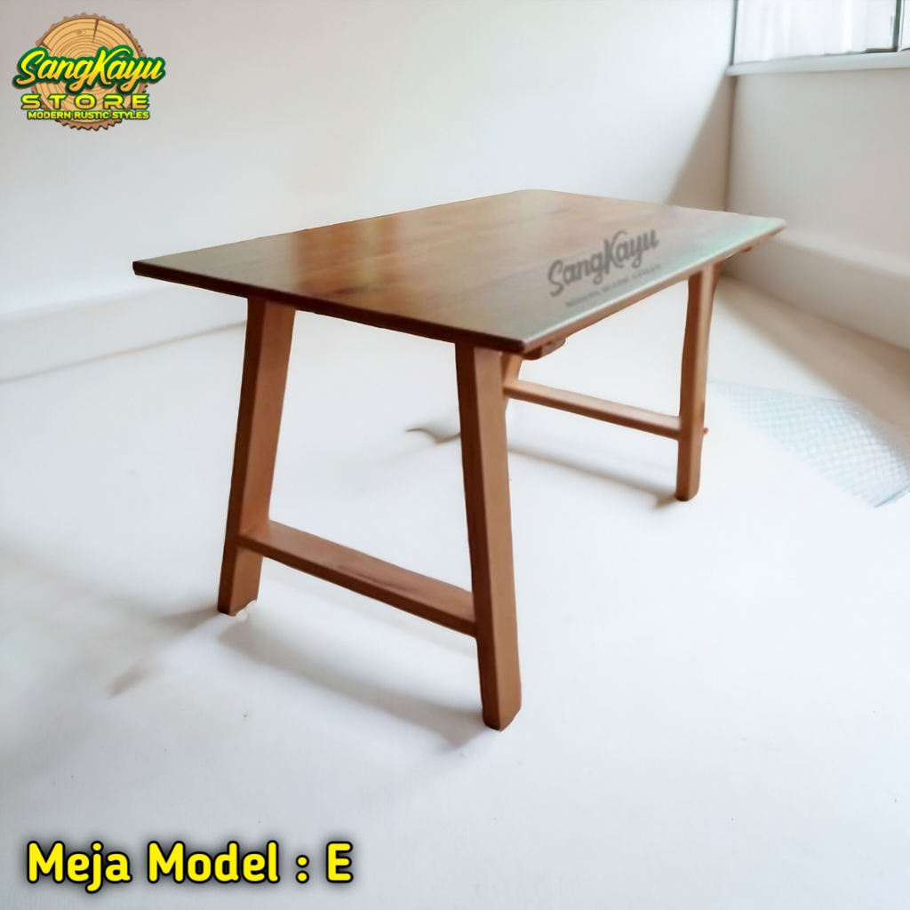 Jual Meja kayu minimalis Meja kerja Meja belajar Meja gaming Wooden ...
