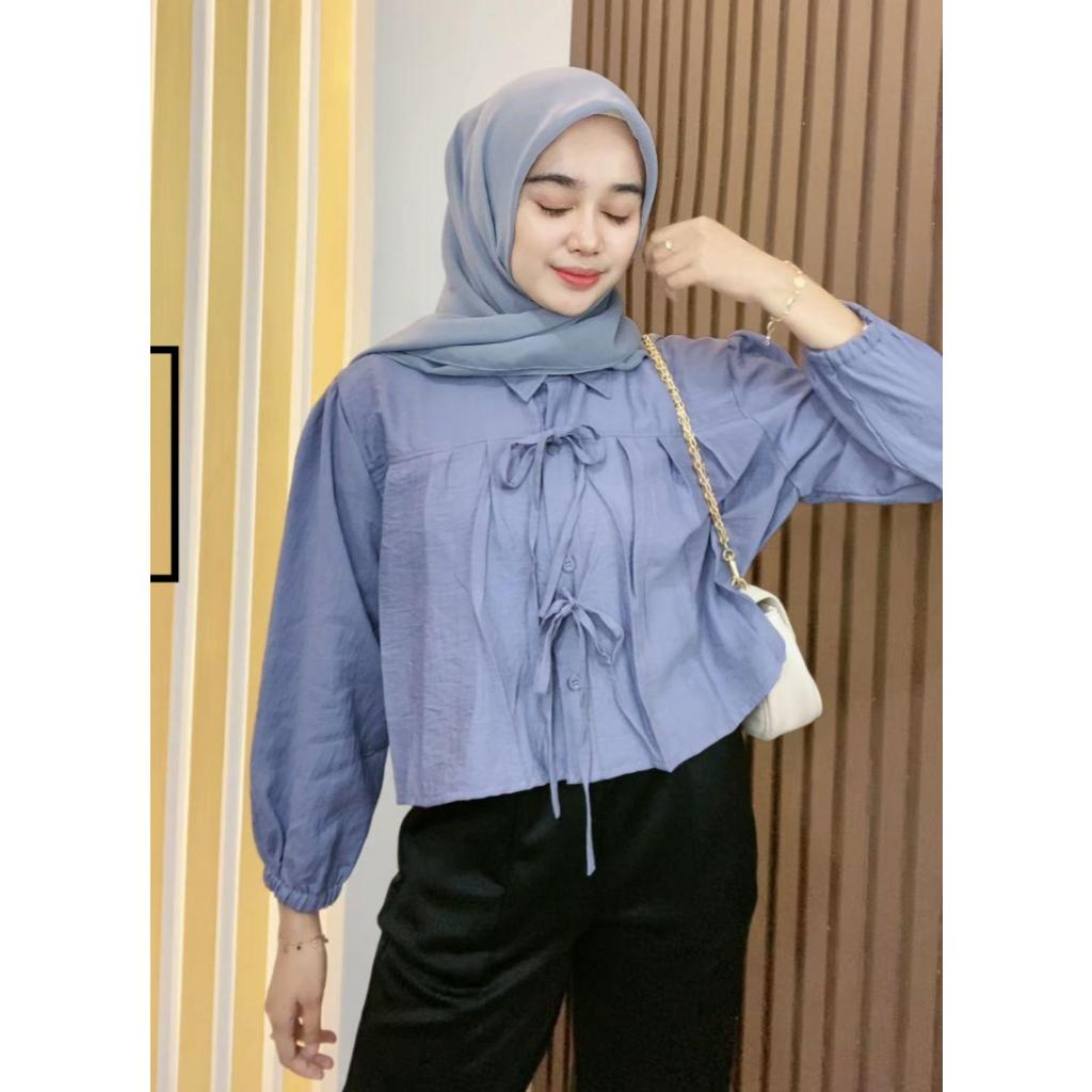 Jual Naomi Crop Top - Blouse Crop Wanita - Blouse Wanita Terbaru ...