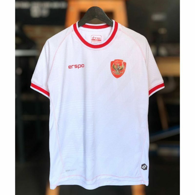 Jual Jersey Timnas Indonesia Erspo Putih Embos Batik 3D Grade Ori | Shopee Indonesia