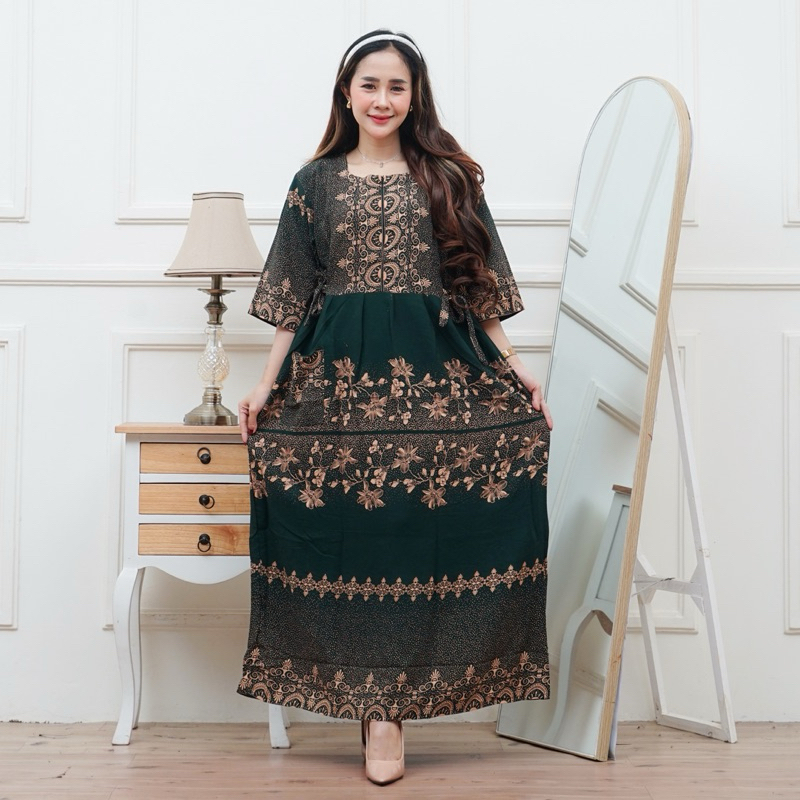 Jual DASTER CIBI LONG REBECCA|| BUSUI RESLETING || LENGAN 3/4 || SAKU ...