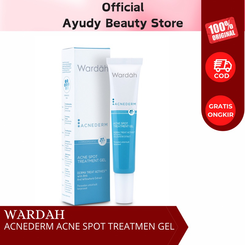 Jual Wardah Acnederm Acne Spot Treatment Gel | Obat Totol Jerawat | 15g ...