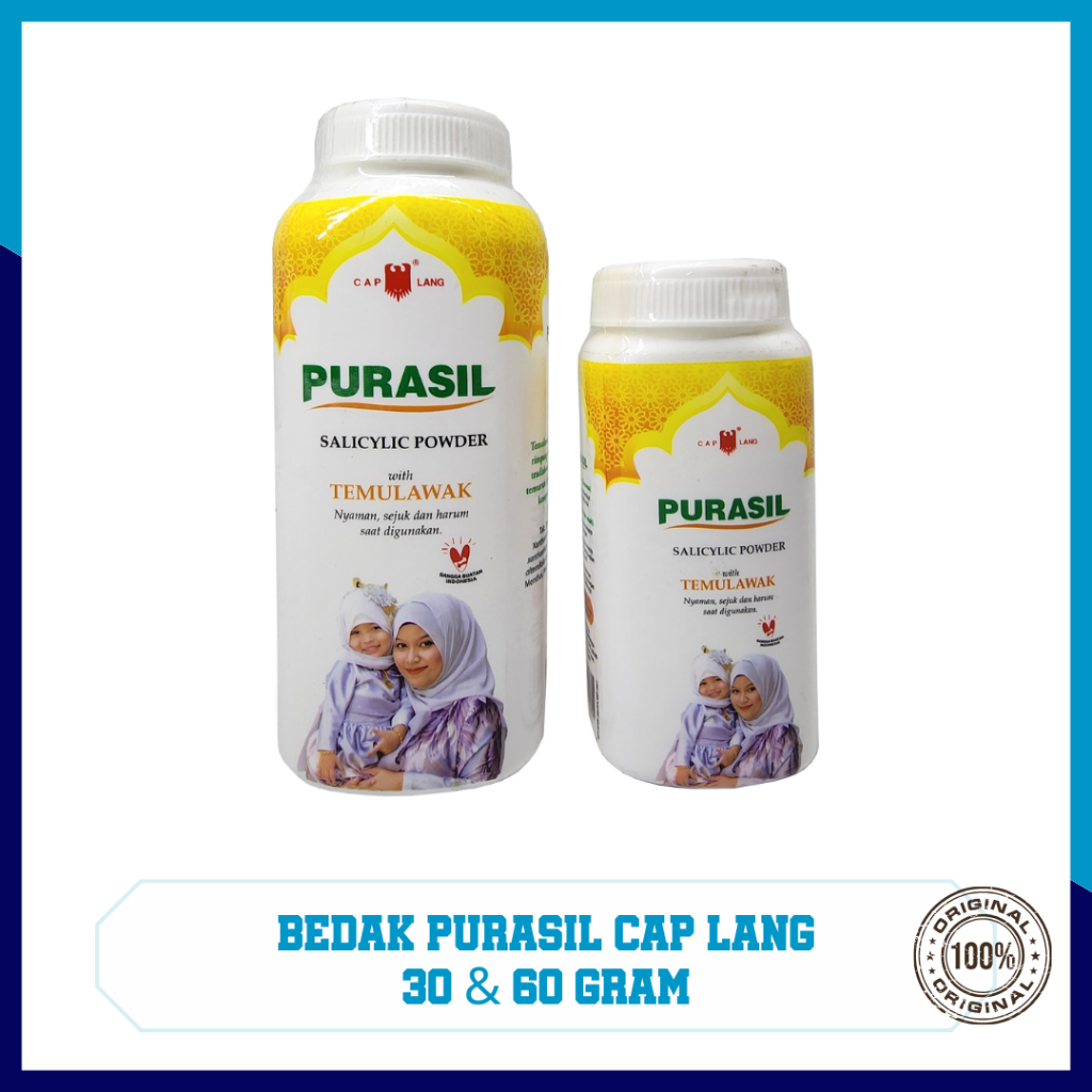 Jual Bedak Purasil Salicylic Powder Temulawak | Shopee Indonesia