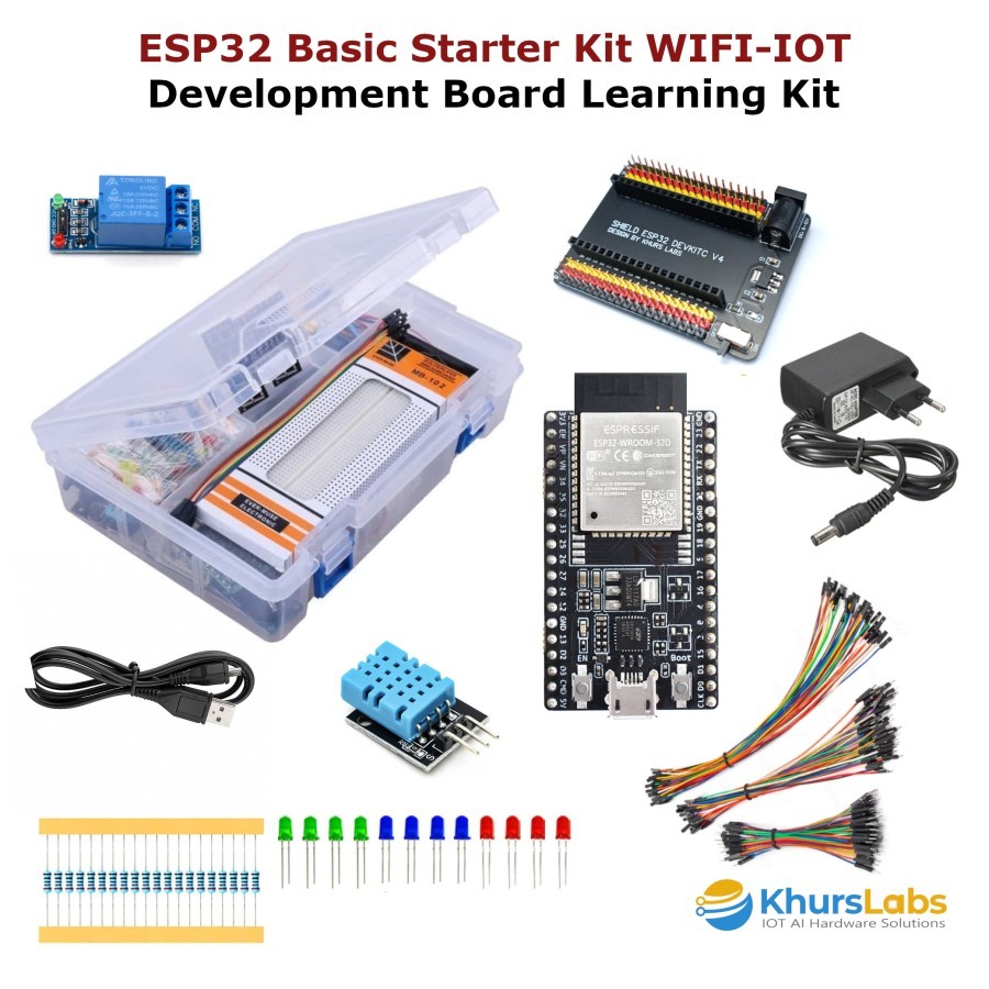 Jual ESP32 WIFI IOT BASIC LEARNING KIT - Paket Belajar Coding Pemula | Shopee Indonesia