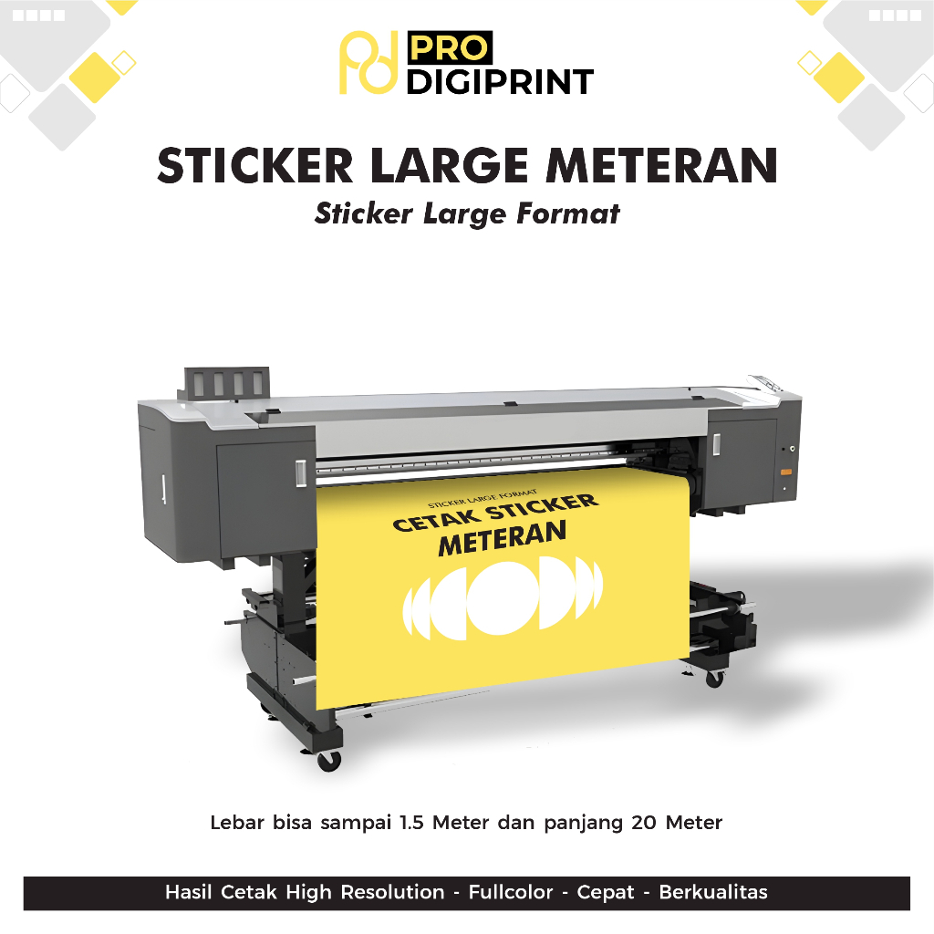 Jual Cetak Sticker Vynil Glossy China - Ritrama Meteran - ( Pro ...