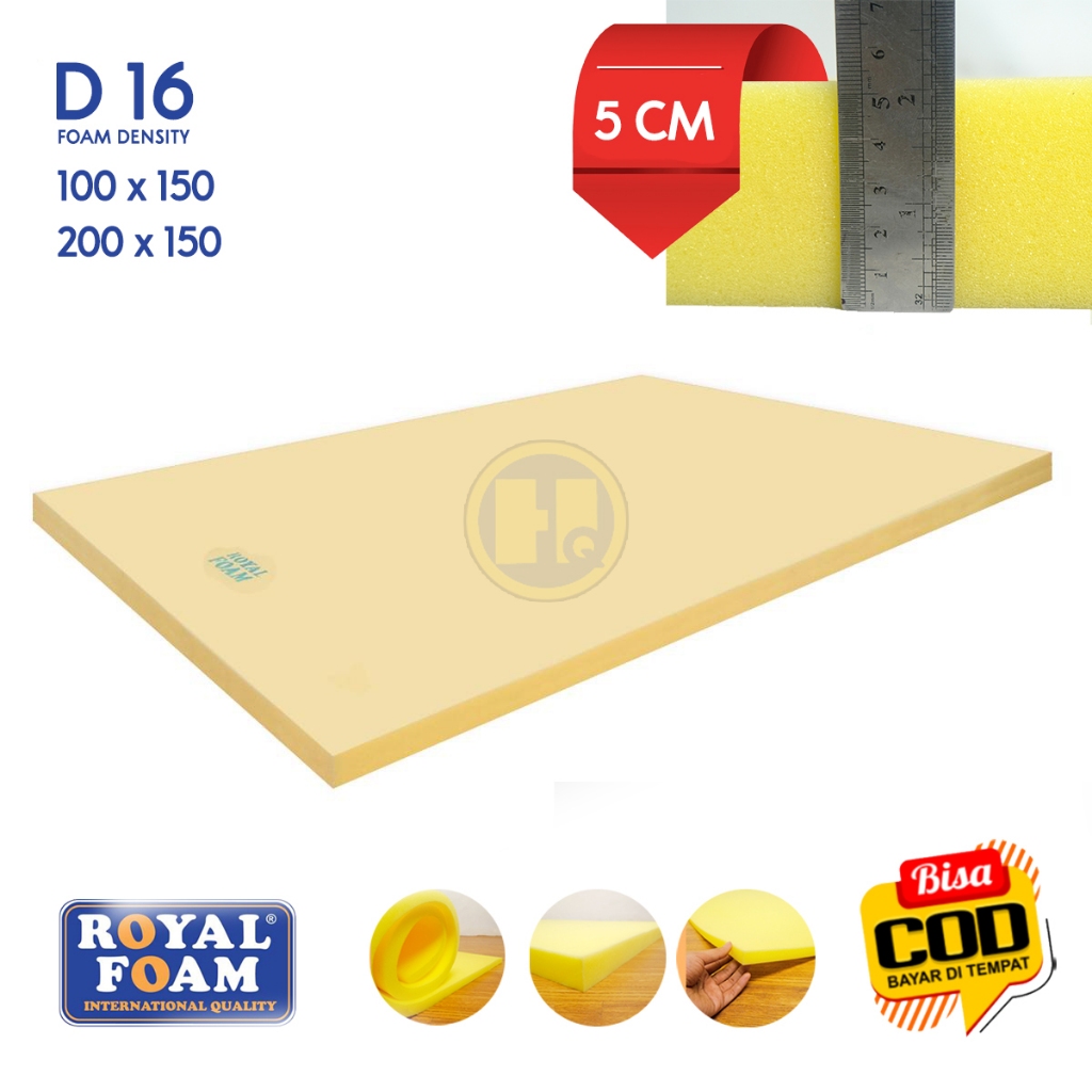 Jual BUSA ROYAL 5cm Lembaran 200x150cm Surpet/Kasur Yellow/Kuning ...