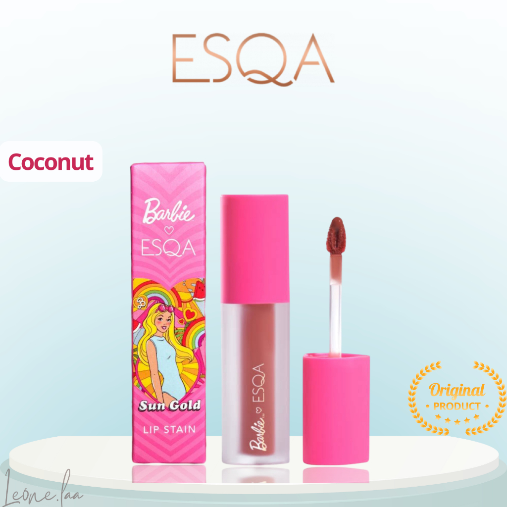 Jual Barbie X ESQA Sun Gold Lip Stain - Coconut | Shopee Indonesia