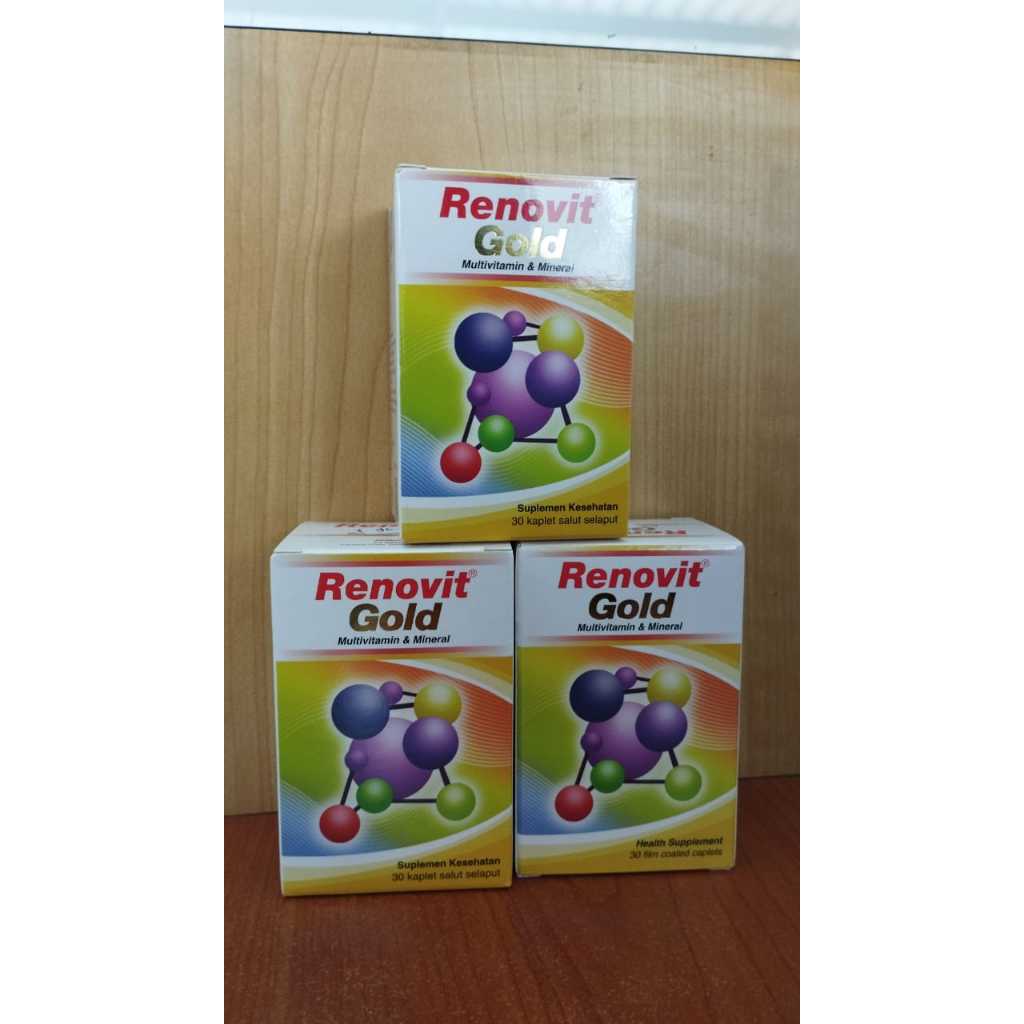 Jual RENOVIT GOLD MULTIVITAMIN untuk usia 50 tahun ke atas yang ...
