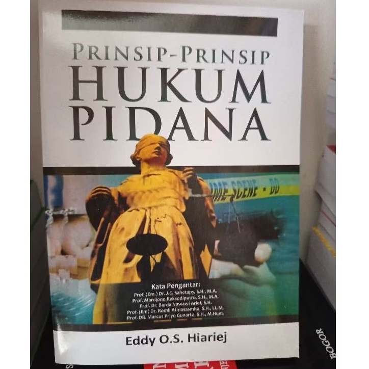 Jual buku prinsip-prinsip hukum pidana karangan Eddy O. S. Hiariej | Shopee Indonesia