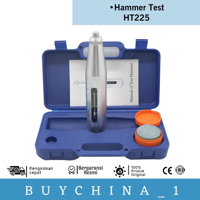Jual Hammer Test HT225 Tester Concrete Beton HT 225 Gauge HT-225 HT ...