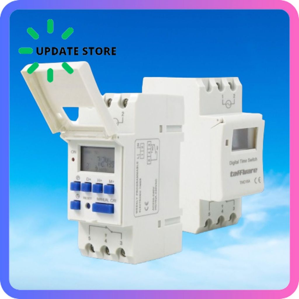 Jual Programmable Digital Timer Switch Relay 20 Program 220V/16A ...