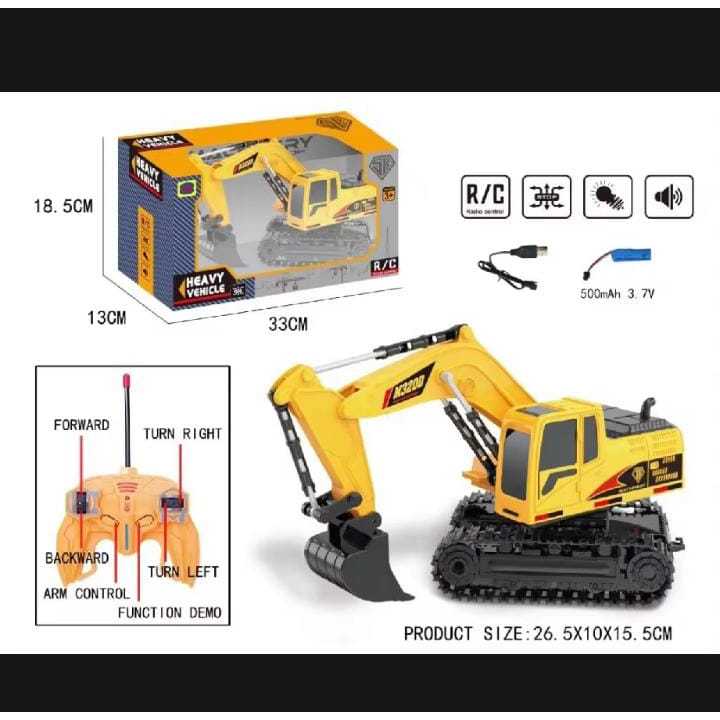Jual ASEMKAJKT - RC EXCAVATOR TRUCK KONSTRUKSI BEKO 360 REMOTE CONTROL ...
