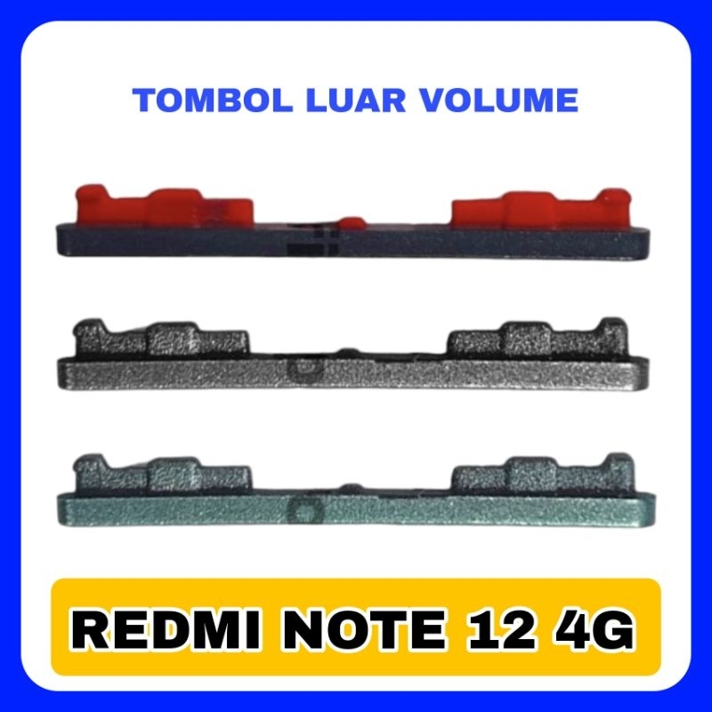 Jual Tombol luar keypad volume xiaomi Redmi note 12 4G | Shopee Indonesia