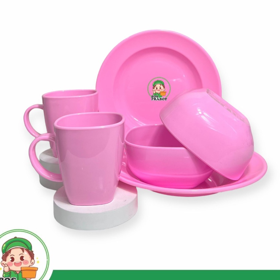 Jual PIRING MANGKOK GELAS MELAMIN CANTIK TEBAL DAN MEWAH ALAT MAKAN ISI ...