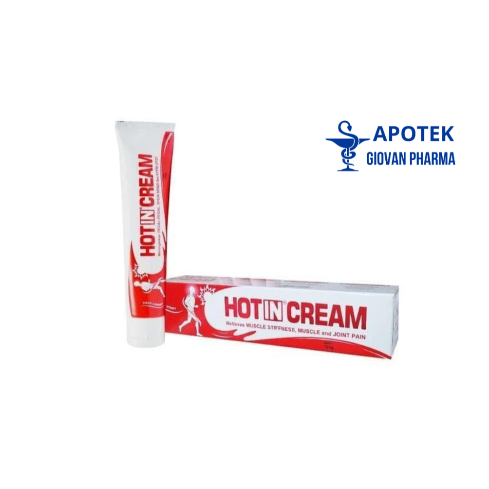 Jual Hot In Cream Mengatasi Pegal dan Nyeri Otot Tube 60 Gr dan 120Gr ...