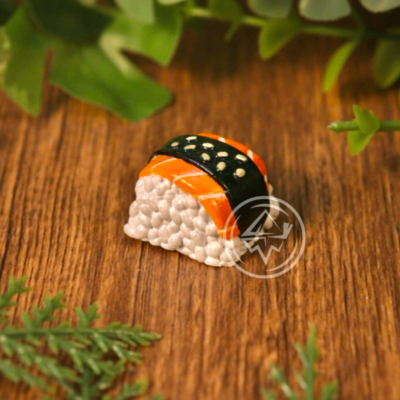 Jual Sushi artisan keycaps 1U salmon nigiri with seaweed top japanese ...