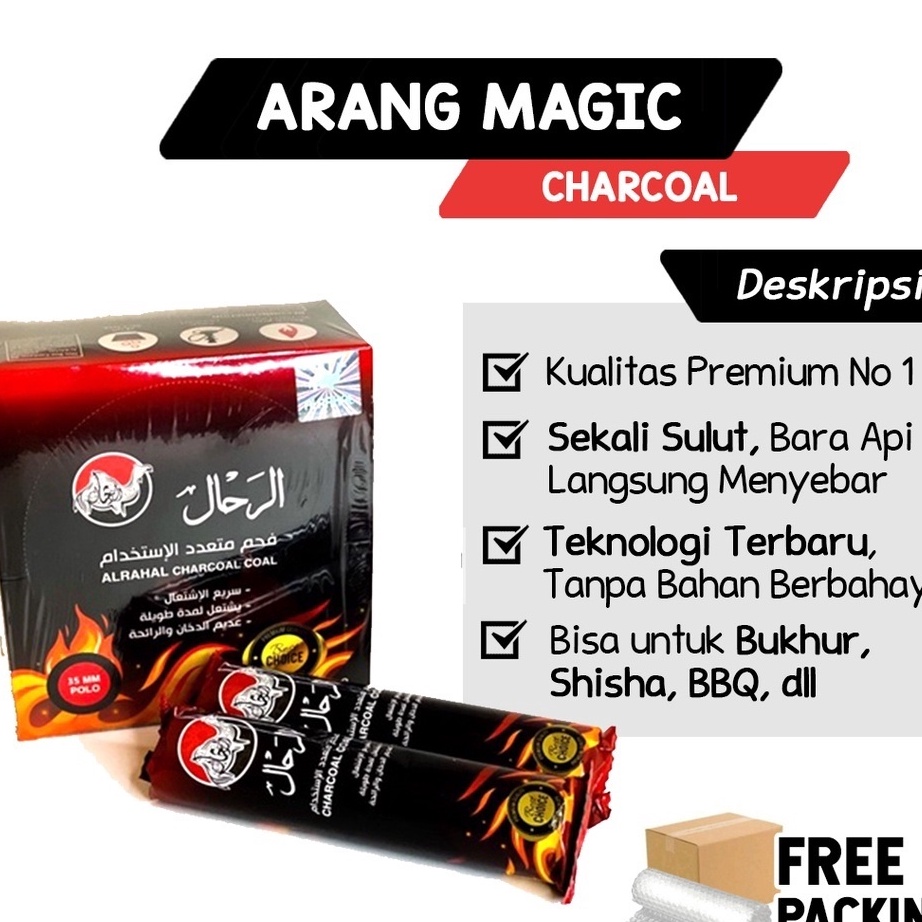 Jual Arang Magic Al Rahal 1 Box Non Lubang | Shopee Indonesia