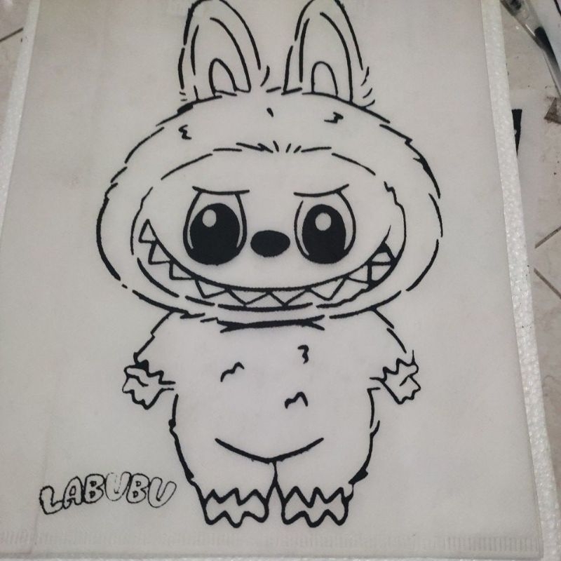 Jual tas lukis goodie bag motif labubu ukuran 30x40 65-70gsm | Shopee ...