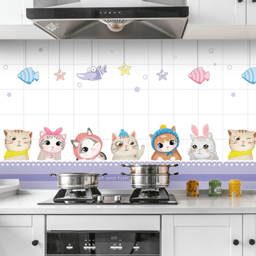 Jual HL24 Wallpaper Dinding Dapur Sticker Dapur Anti Minyak Air Wall ...