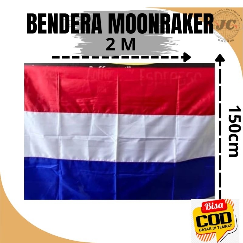 Jual BENDERA MOONRAKER, BENDERA CUSTOM, BENDERA POLOS CUSTOM | Shopee ...