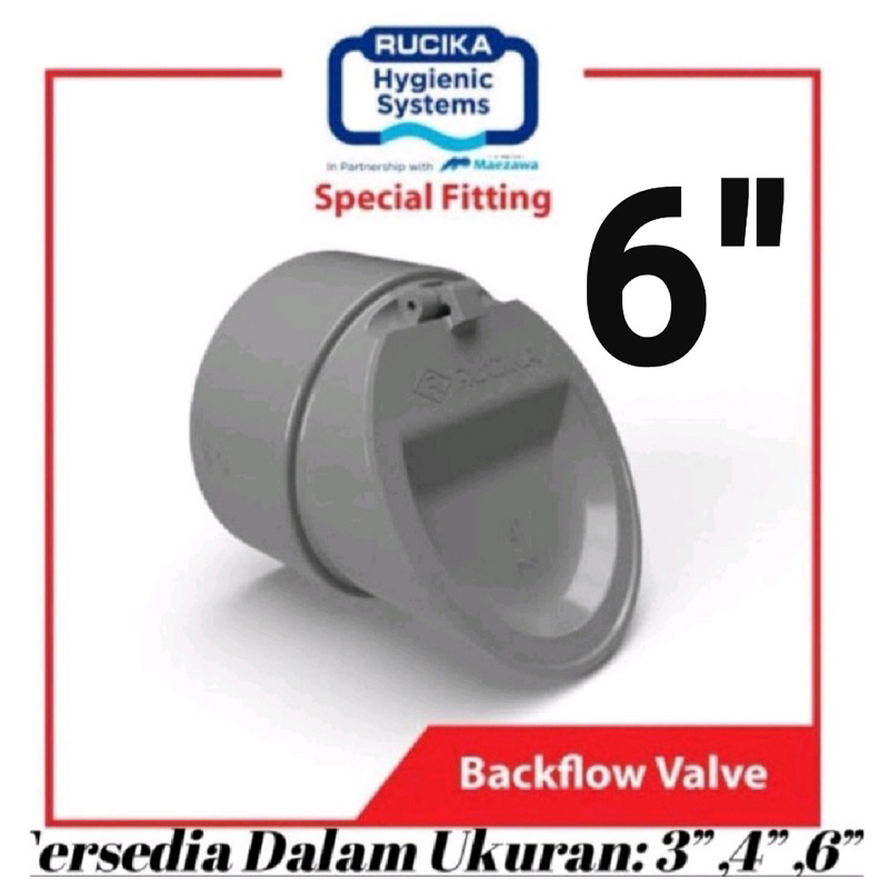 Jual Backflow Valve 6" Inch RUCIKA Tutup Pipa Pembuangan Got Anti Hewan ...