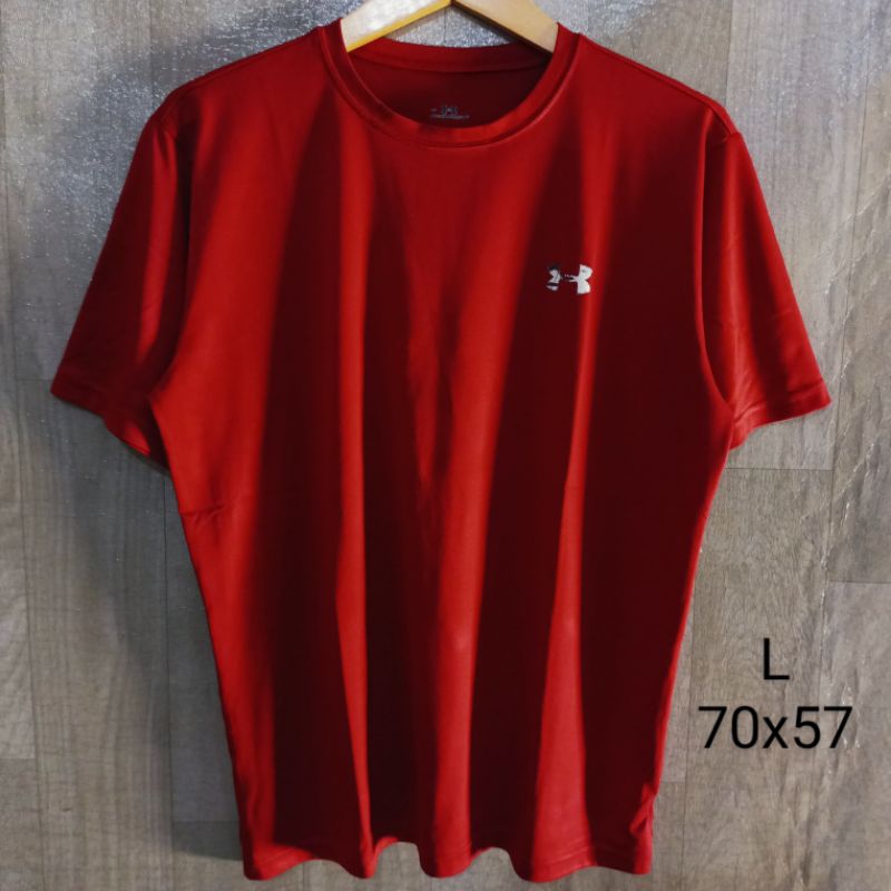 Jual Kaos Jersey UA Red Crack Logo Second Original 100% | Shopee Indonesia