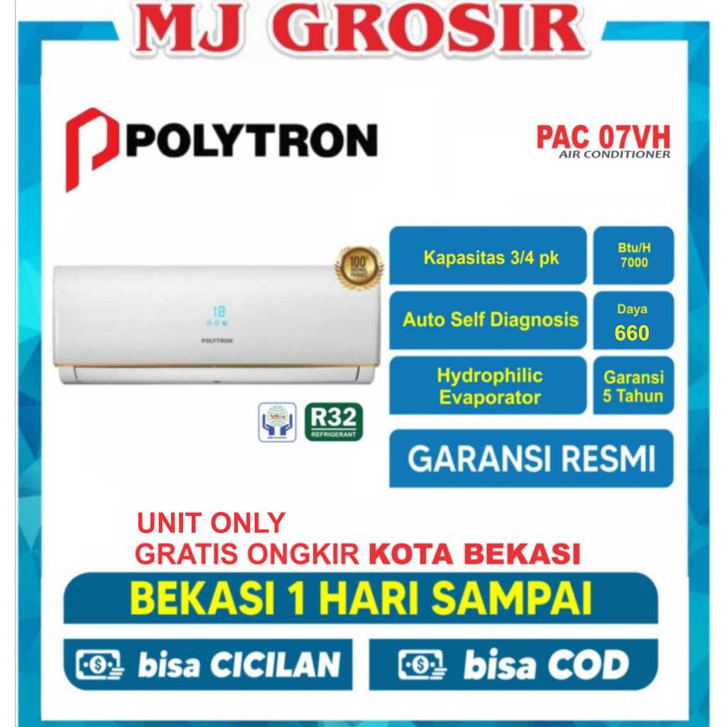 Jual AC POLYTRON PAC 07 VH 0.75 PK 3/4 Pk NEUVA ICE DELUXE UNIT ONLY ...