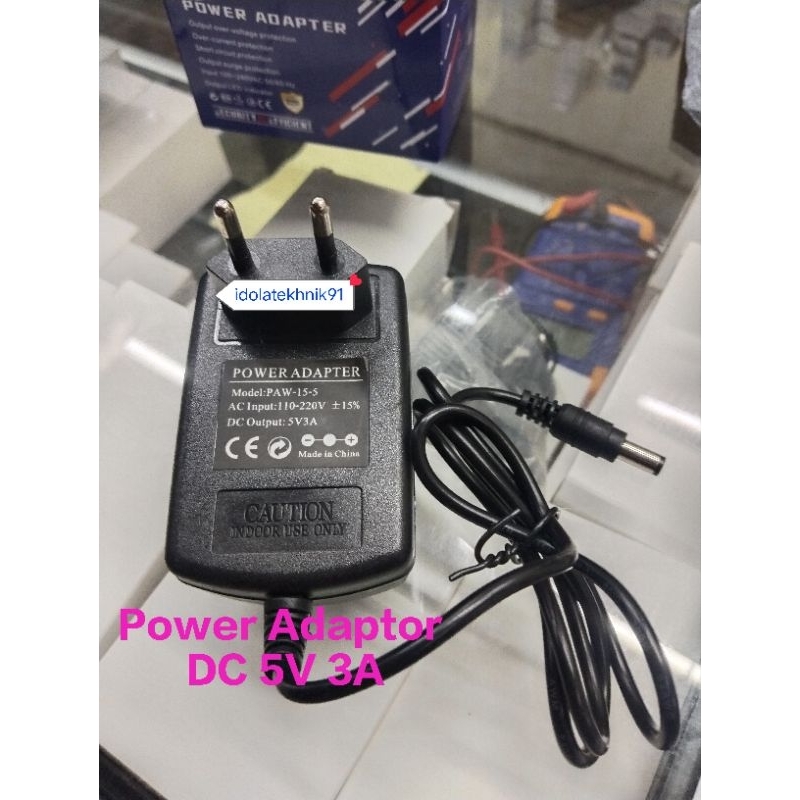 Jual AC to DC Power Adaptor 5Volt 3Amper Charger DC 5V 3A | Shopee Indonesia