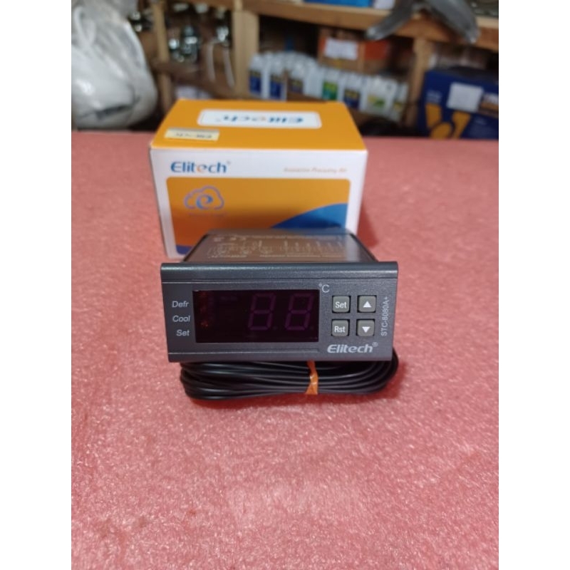 Jual Thermostat,temperature controller digital STC 8O80A / ELITECH | Shopee Indonesia