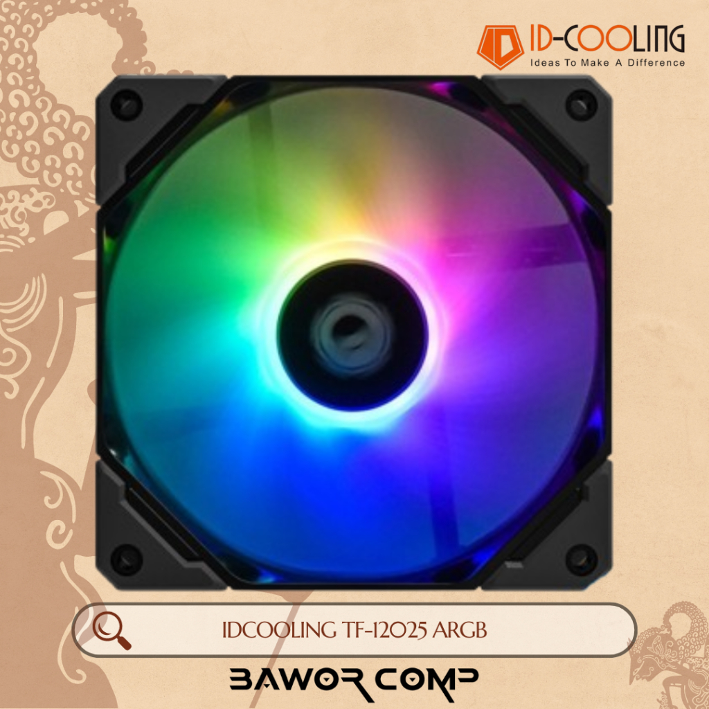 Jual ID-COOLING IDCOOLING TF-12025 ARGB PWM Fan Case | Fan Casing 120mm 12cm | Shopee Indonesia
