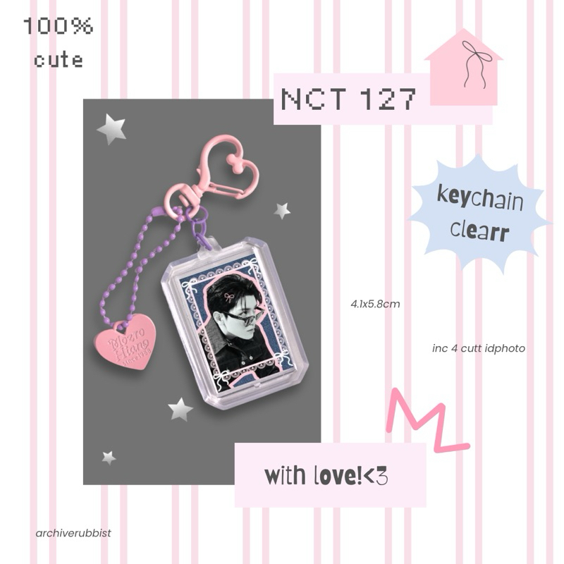 Jual KEYCHAIN CLEAR IDPHOTO NCT 127 | KEYCHAIN KPOP | GANTUNGAN TAS NCT ...