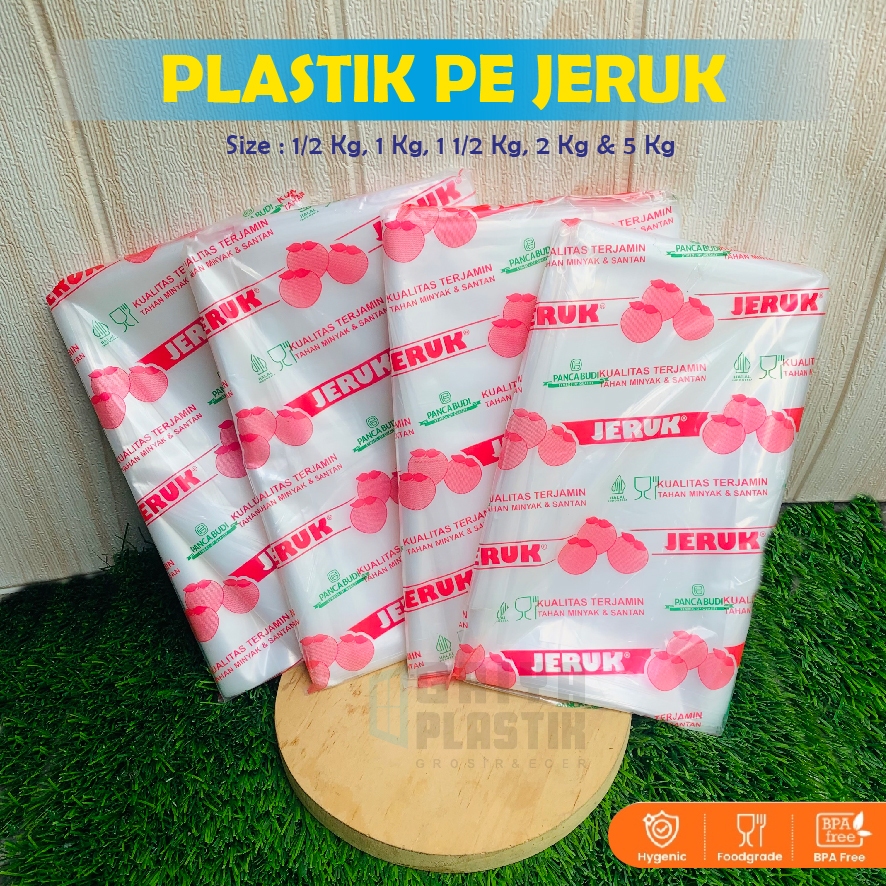 Jual Plastik PE Merk Jeruk | Plastik Tebal 1/2kg 1kg 11/2kg 2kg 5kg | Plastik Kiloan | Plastik ...