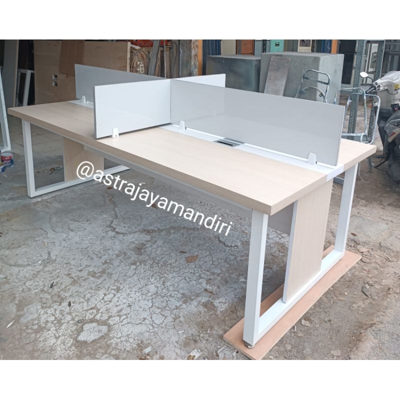 Jual meja partisi hpl meja partisi kaca meja partisi bahan meja kerja ...