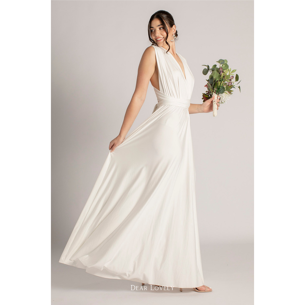 Jual READY Dress Pesta Premium Gaun Kondangan Multiway Dress ...