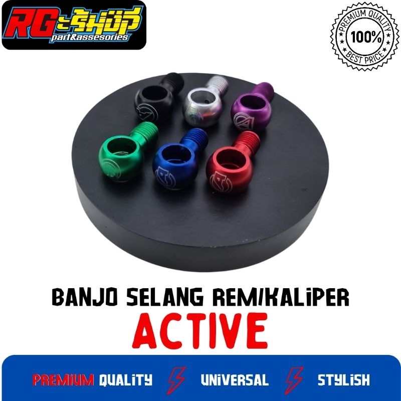 Jual Banjo Active Selang Rem Kaliper Model Lurus Mu Factory original ...