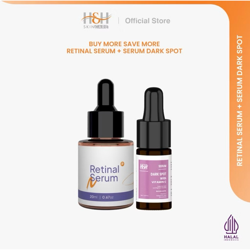 Jual H&H Face Serum with Retinal Anti Agiing & Serum Dark Spot (Serum ...