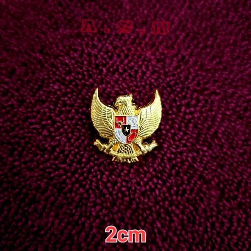 Jual Pin Garuda 2cm Bahan Logam Kuningan Tebal | Shopee Indonesia