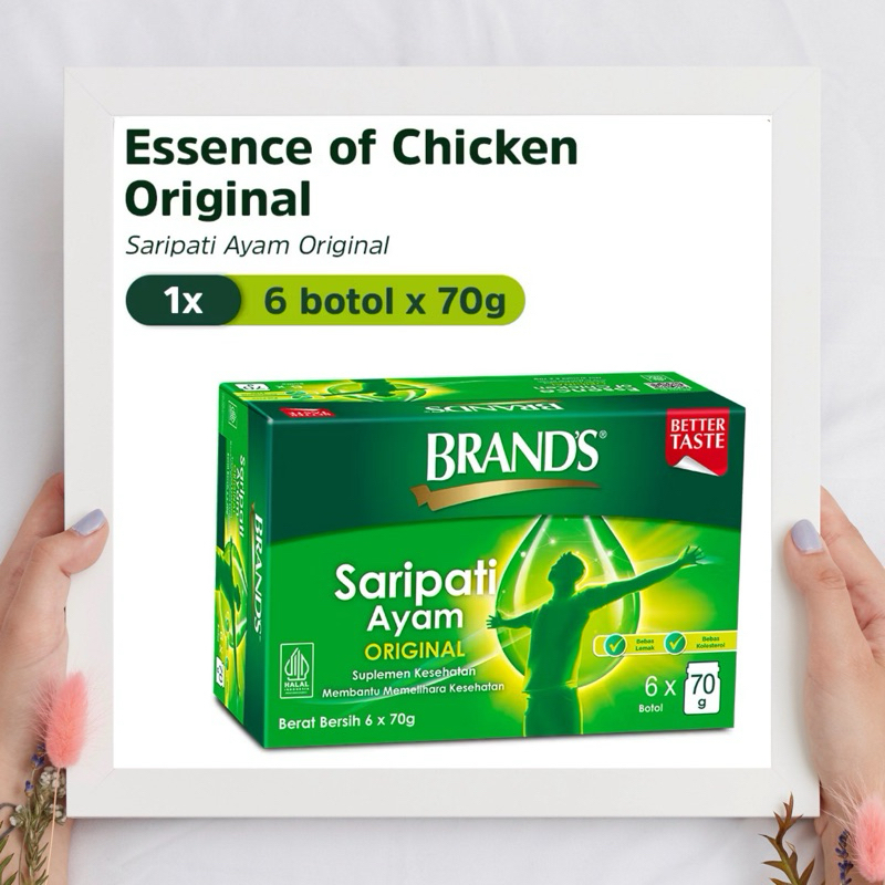Jual BRAND'S Saripati Ayam Original 70gr - 1 Box (6 Botol) | Shopee ...