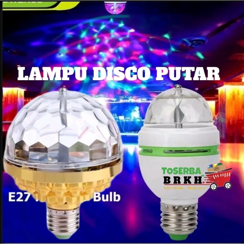 Jual LED Disco Putar RGB / Lampu Disko / LED Warna-Warni Fitting Putar ...