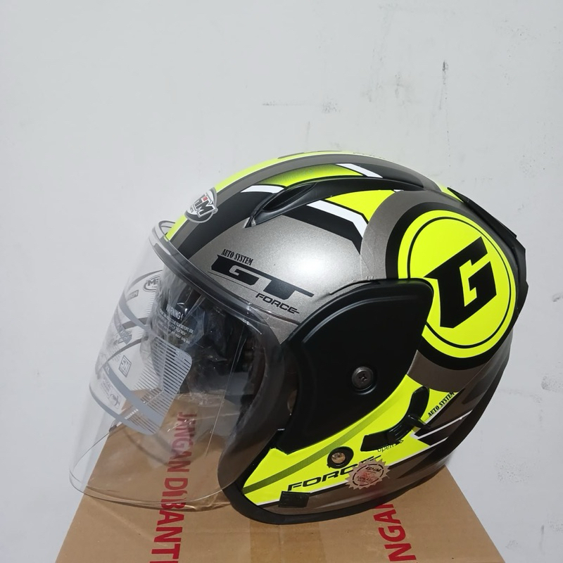 Jual Helm SNI Half Face Dewasa GHM Revo G Force Double Visor Termurah ...