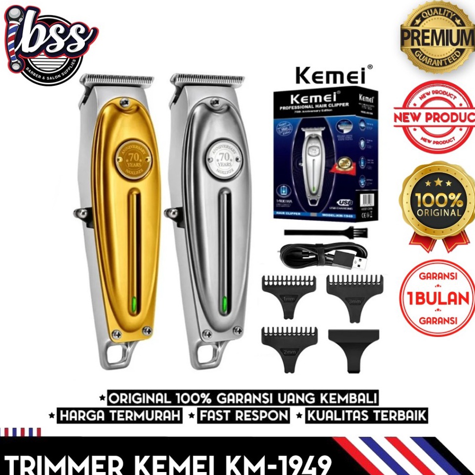 Jual Sekarang Ada KEMEI 1949 KEMEI 1946 KEMEI 1945 body full metal trimmer alat mesin cukur ...