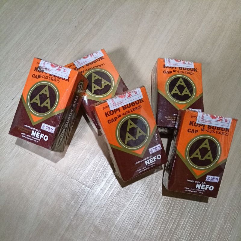 Jual KOPI BUBUK CAP AAA NEFO JAMBI 100 gram | Shopee Indonesia