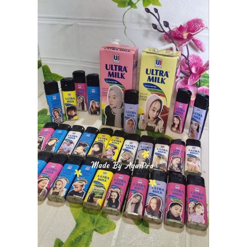 Jual Korek Api Karakter Custom Foto Sendiri Ultramilk | Shopee Indonesia
