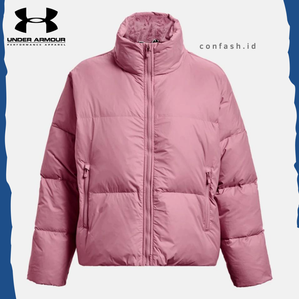 Jual Jaket Outdoor UA Storm ColdGear Infrared Down Jacket CGI Pink ...