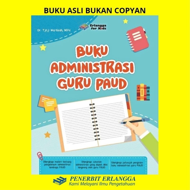 Jual BUKU ADMINISTRASI GURU PAUD ERLANGGA ORIGINAL | Shopee Indonesia